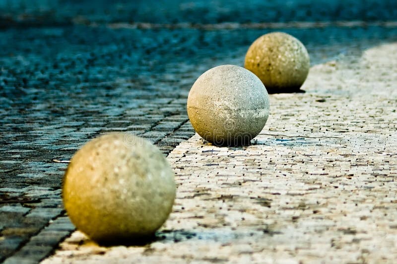 Granite balls stock image. Image of blur, lines, brown - 4458597
