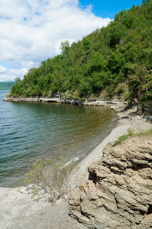 Granite Beautiful Rock, Top View Stock Image - Image of green, cloud ...