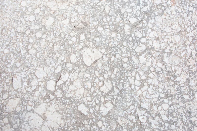 Granite Chips, White Stone Texture. Aged Stone Surface. Stock Photo ...