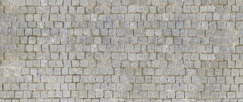 Granite Cobblestoned Pavement Background. Stock Image - Image of avenue ...