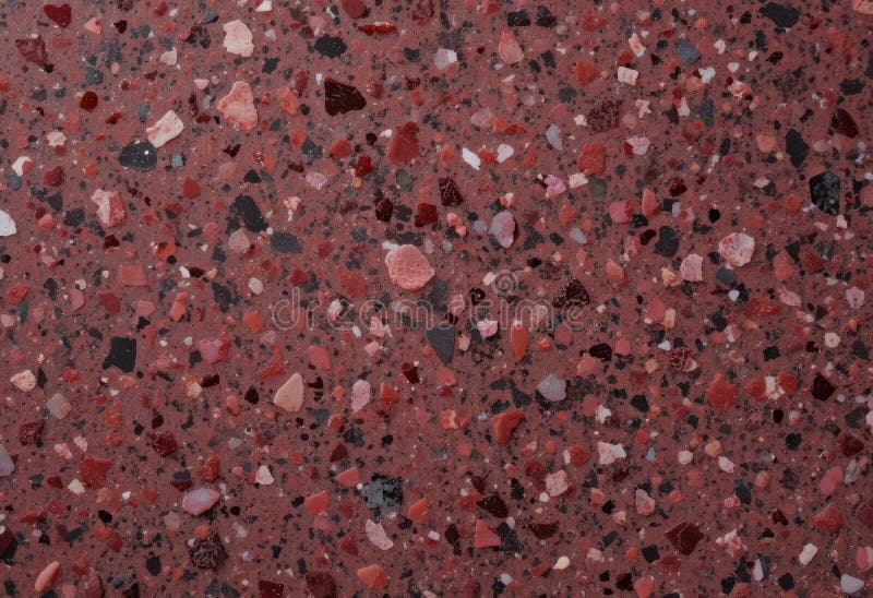 Natural Granite Surface Dark Red with Raspberry Speckles Stone Texture ...