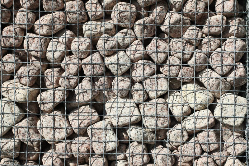 Granite Cubes Made Natural Stone Metal Grid Stock Photos - Free ...