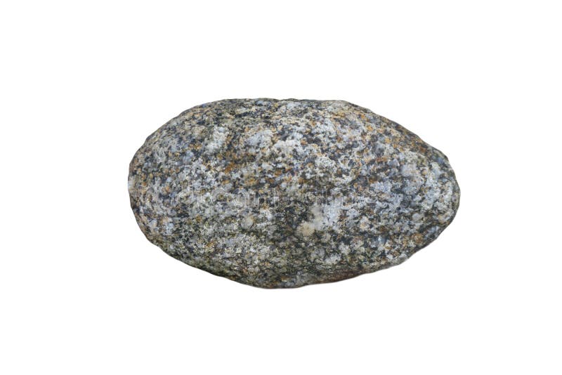 Sample of Granite Rock Stone Isolated on a White Background. Stock ...