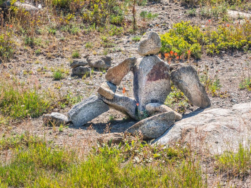 Granite man stock image. Image of curiosity, stone, depiction - 43814625