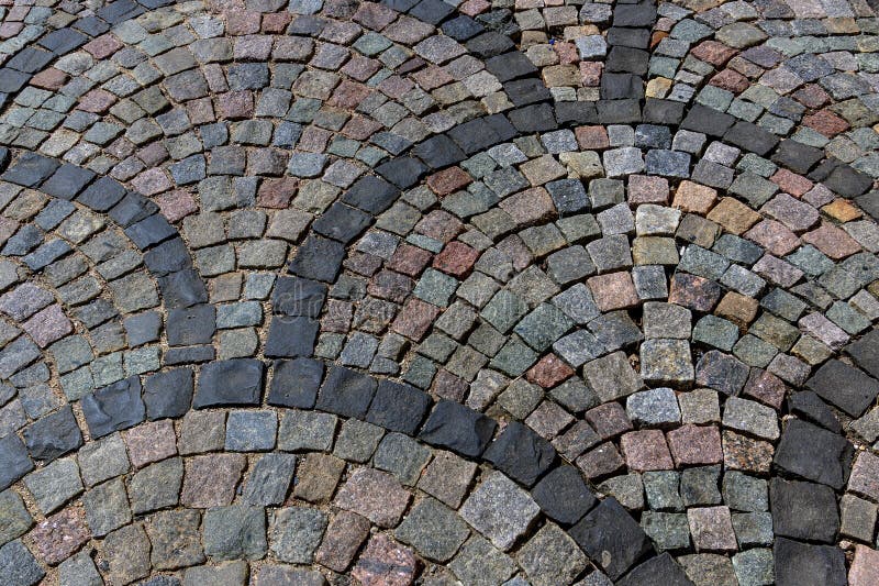 Granite Pavement with Pattern .real Stone 1 Stock Photo - Image of ...