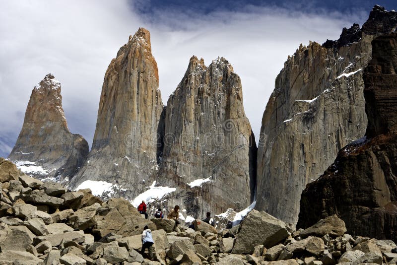 Pointy Peaks of Rocks at Badlands National Park Stock Photo - Image of ...