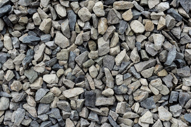 Background of Small Fragments of Gray Granite. Stone Texture Stock ...