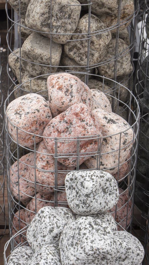 Granite Pebbles Texture, a Pattern for Use in Landscape Design Stock ...