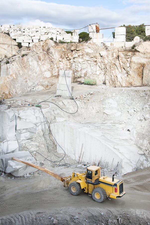 Granite quarry stock photo. Image of industry, rock, machinery - 19381324