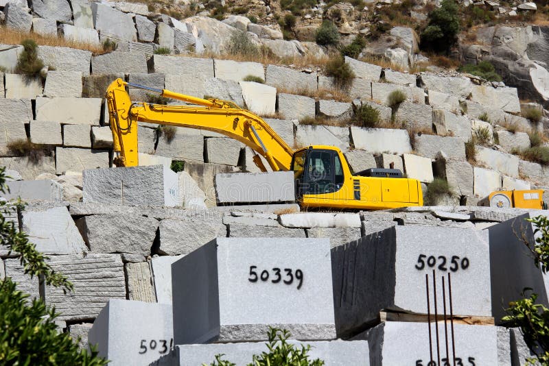 Granite quarry stock image. Image of blade, earth, heavy - 33551159
