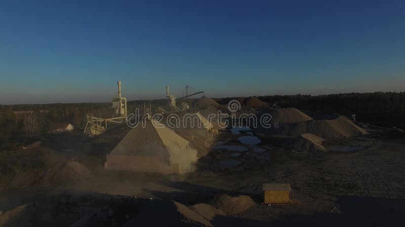 Granite Quarry Sunset, Top Viewe Stock Video - Video of environment ...