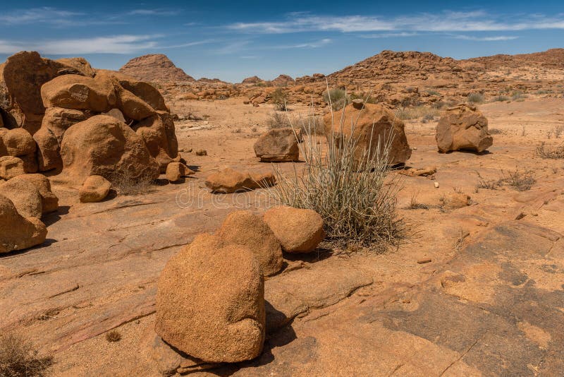 Granite Rock Formations at the Spitzkoppe in Namibia Stock Photo ...