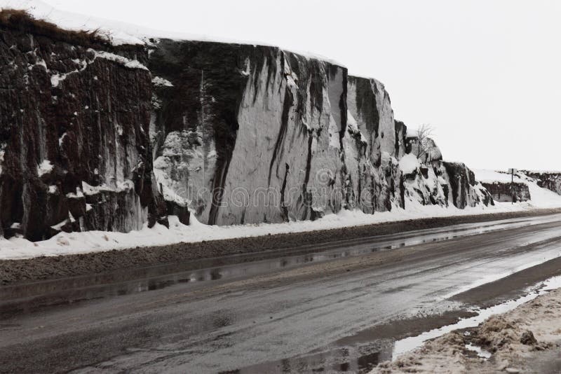 Granite rock stock image. Image of rock, hoar, chill - 66263485