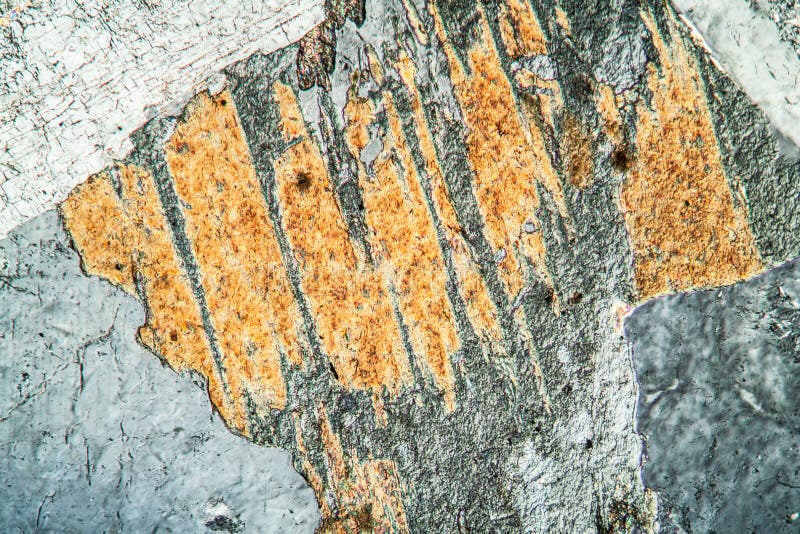 Granite Rock Under the Microscope Stock Photo - Image of macro, science ...