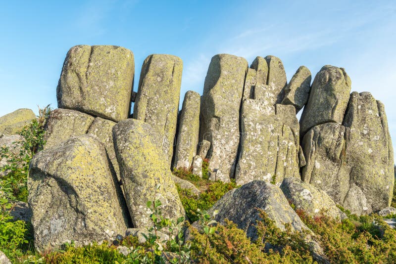 Granite Rocks in the Vosges Mountains Stock Photo - Image of nature ...