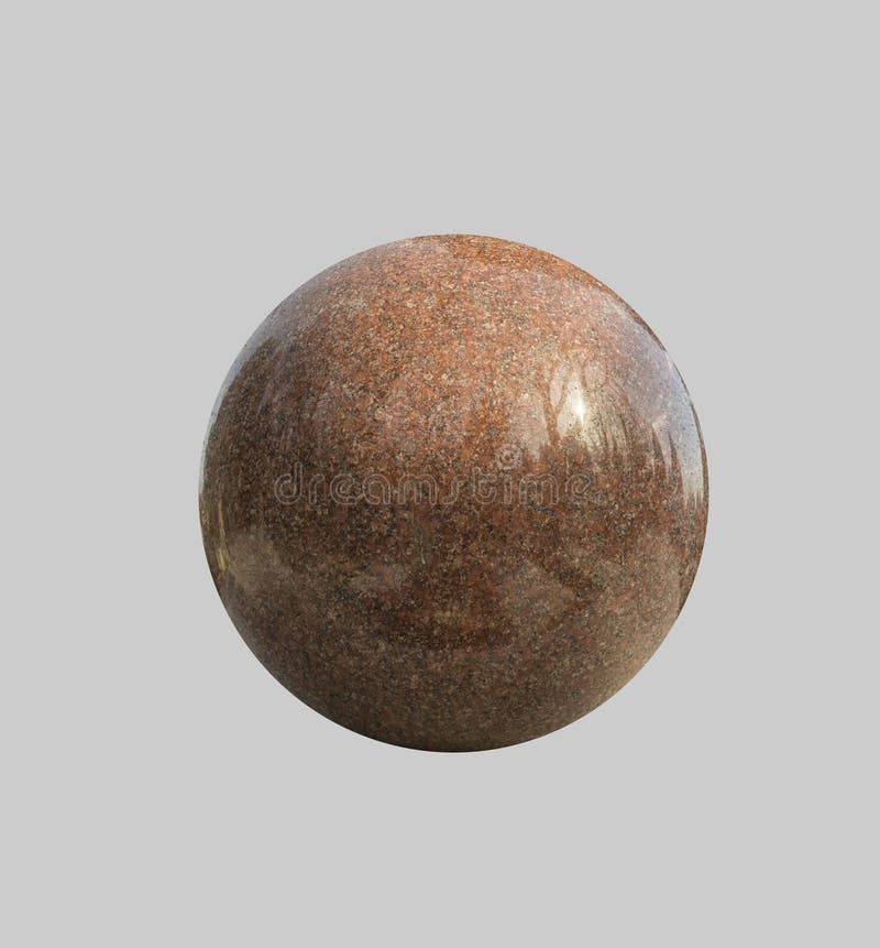 Granite sphere ball stock photo. Image of type, gray - 102707986