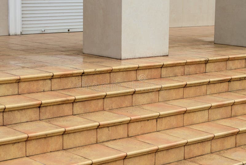 Granite Stairs Steps Background Stock Photo - Image of perspective ...
