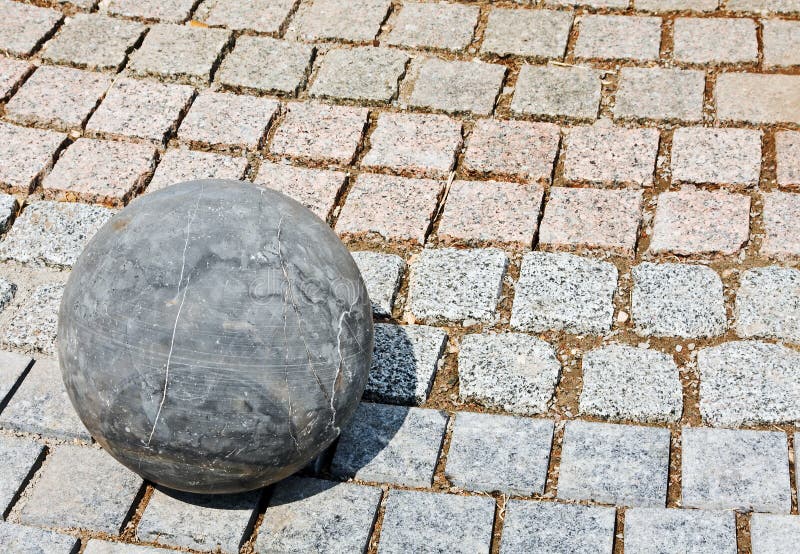 Granite stone ball stock image. Image of shape, shine - 25646695