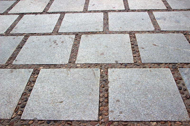 Granite Stone Pavement Pattern Stock Image - Image of rectangular ...