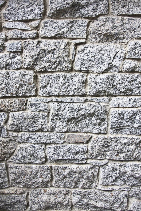 Granite Stone Wall Blocks of Bricks Background Stock Photo - Image of ...
