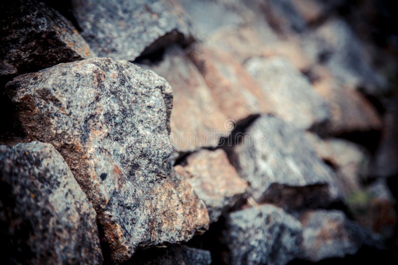Granite Stone Wall, Masonry Texture Stock Photo - Image of background ...