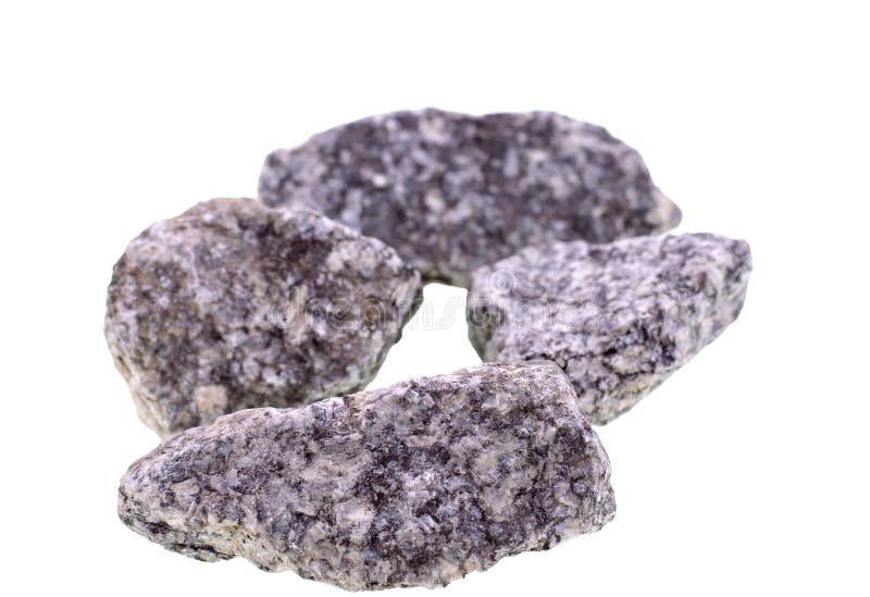 Granite Stones in Front of a Single Stone Composition, Stock Image ...