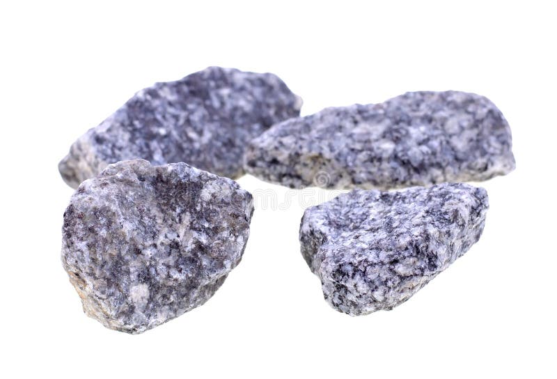 Granite Stones in Front of a Single Stone Composition, Stock Image ...