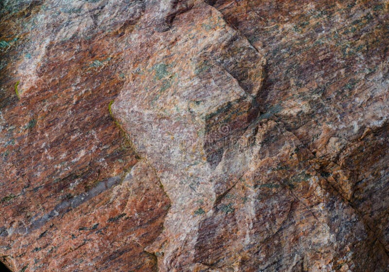 Granite. the Structure of the Stone. Rock. Minerals. Mining Ore. Stock ...