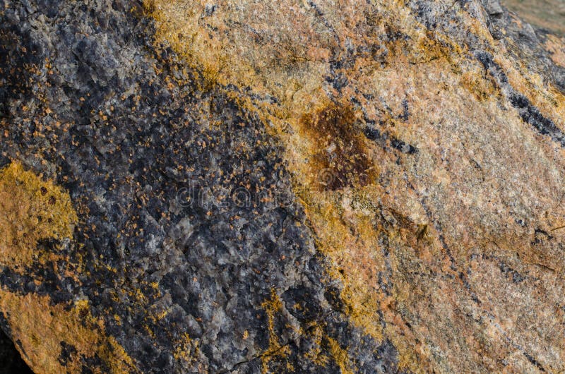 Granite. the Structure of the Stone. Rock. Minerals. Mining Ore. Stock ...