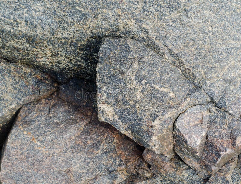 Granite. the Structure of the Stone. Rock. Minerals. Mining Ore. Stock ...