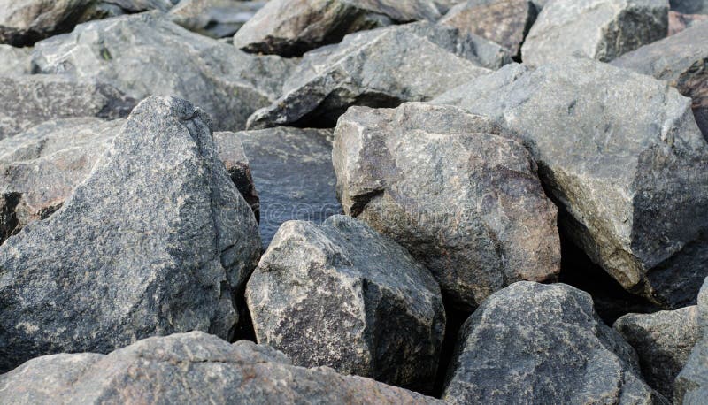 Granite. the Structure of the Stone. Rock. Mining Ore. Stock Photo ...