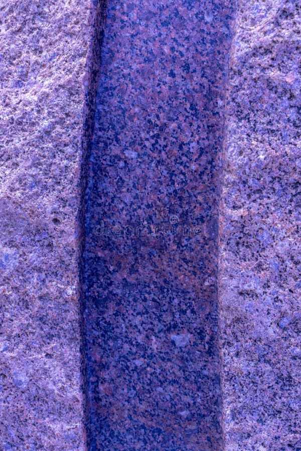 Granite Surface with a Blue Tint and a Dark Longitudinal Stripe Stock ...