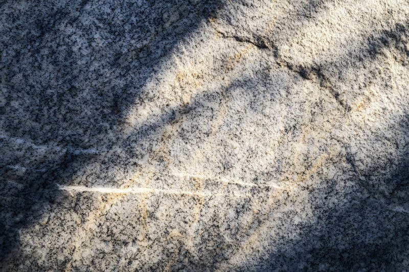 Granite Wall Close-up, Coarse Grain and Light Reflection Visible ...