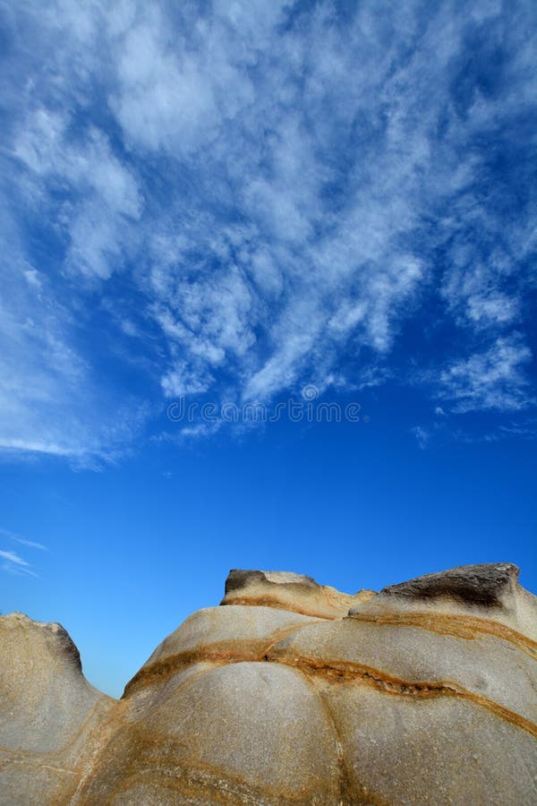 Granito Decomposto Della Roccia, Fujian, Cina Fotografia Stock ...