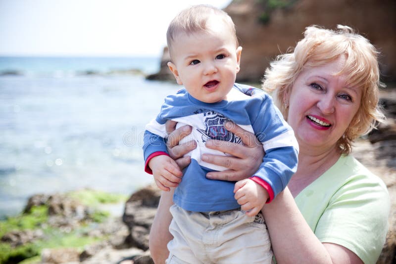 Granny and grandson stock image. Image of love, family - 9075441