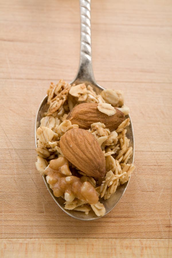 Granola Spoonful stock photo. Image of grains, honey, food - 2131846