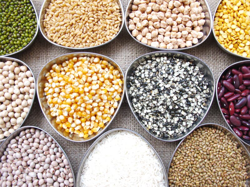Granos imagen de archivo. Imagen de seco, polilla, comestibles - 18217681