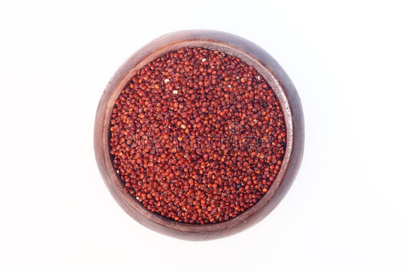 Granos rojos de la quinoa imagen de archivo. Imagen de fondo - 97923935