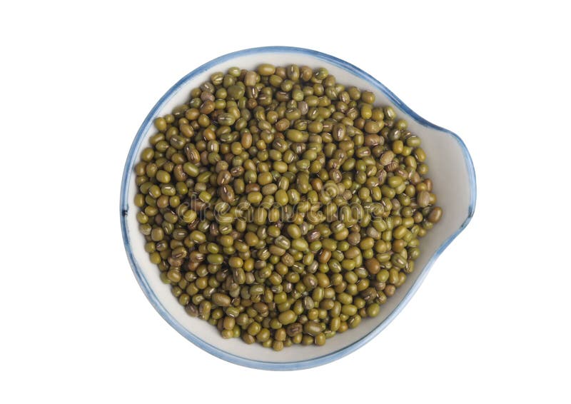 Granos Verdes Sobre Fondo Blanco Foto de archivo - Imagen de ...