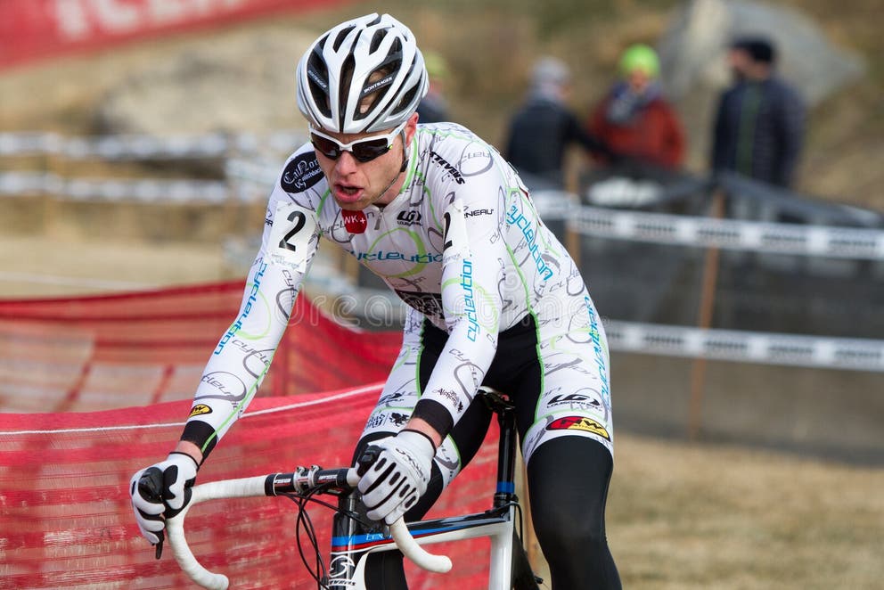 Grant Barry - Masters Cyclocross Racer Editorial Stock Image - Image of ...