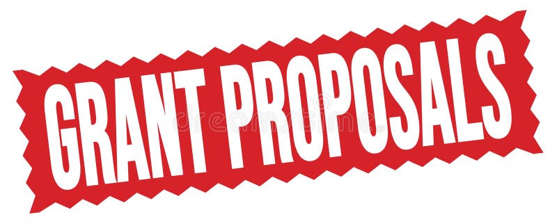 GRANT PROPOSALS Text Written on Red Stamp Sign Stock Illustration ...