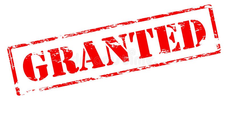 Granted stock vector. Illustration of grungy, concept - 104335822