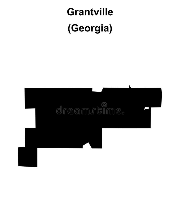 Grantville Outline Map Stock Illustrations – 3 Grantville Outline Map ...