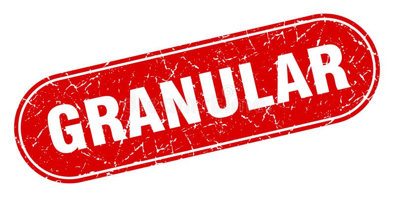 Granular Sign. Granular Grunge Stamp Stock Vector - Illustration of ...