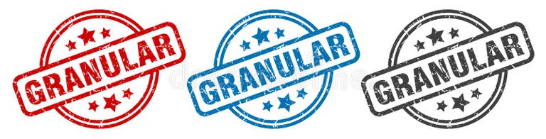 Granular Stamp. Granular Round Isolated Sign Stock Vector ...