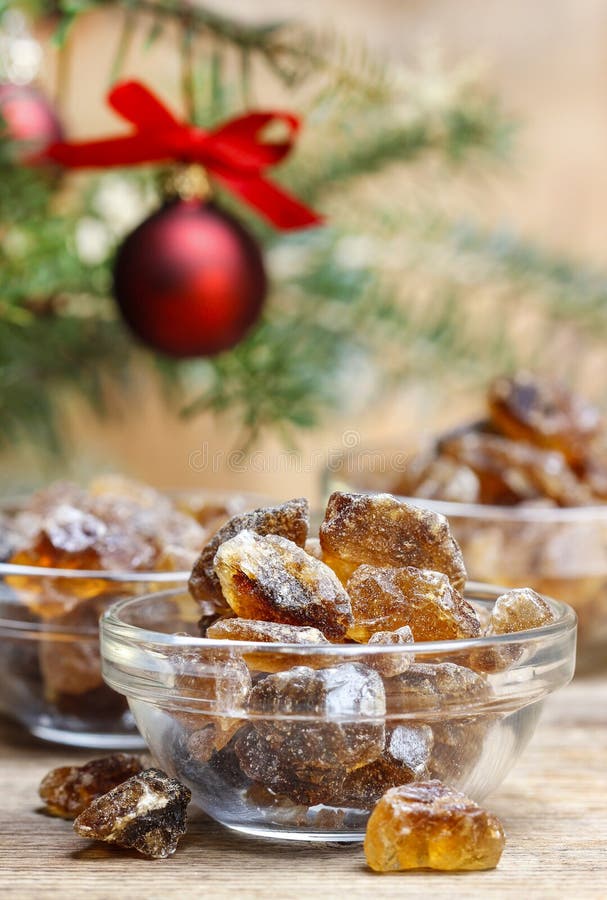 Granulated Brown Sugar in Transparent Glass Bowl Stock Photo - Image of ...
