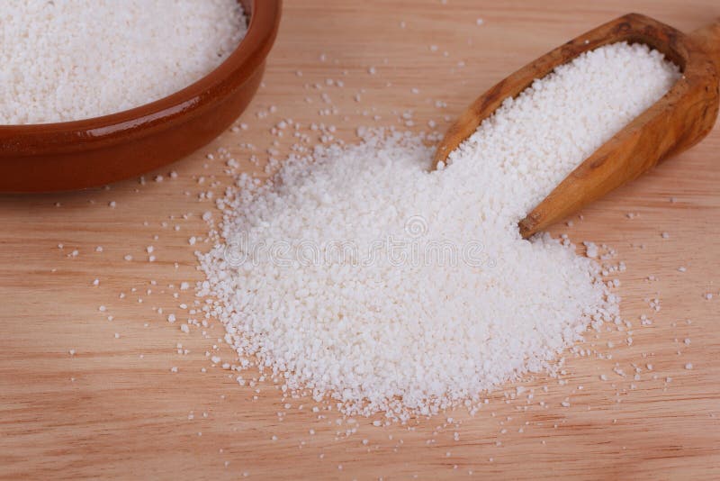 Granulated Cassava Tapioca Wooden Background Stock Photos - Free ...