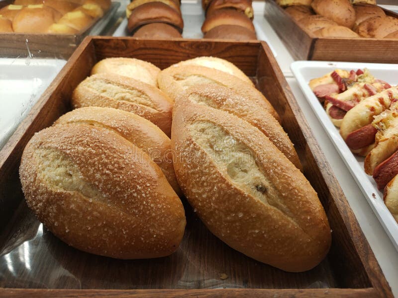 Granulated Sugar Rustic Sweet Bread on Display Stock Photo - Image of ...
