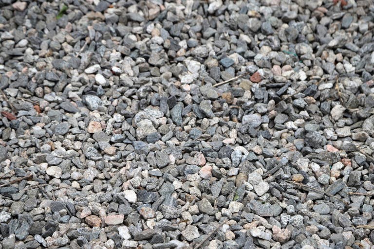 Granules for Construction. Gray Granite Stone Background. Texture of ...