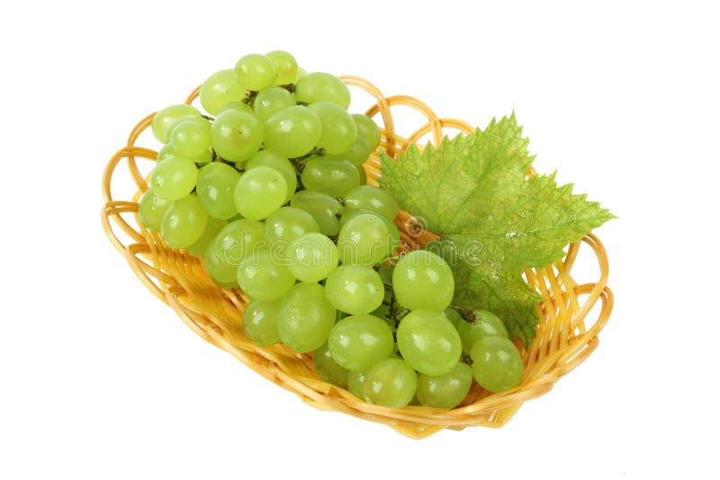 Grape in the basket stock photo. Image of ingredient - 14997840